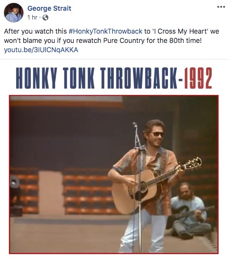 Watch The Remastered Music Video For George Straits I Cross My Heart