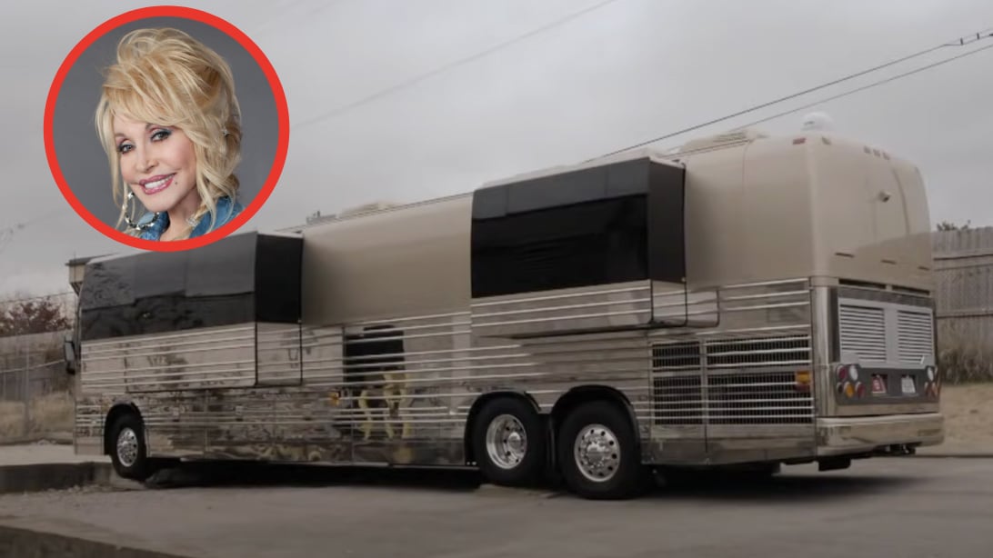Dolly Parton Shows Off Her Tour Bus's Wig Closet