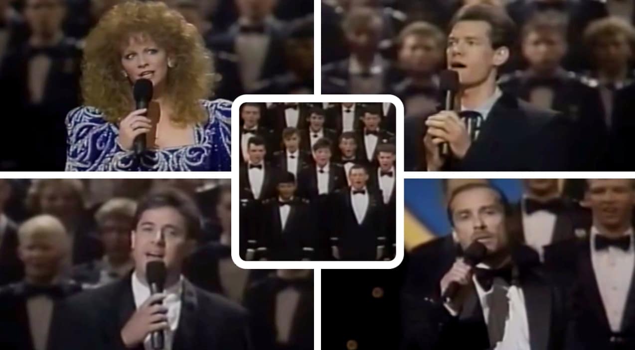 Reba, Randy Travis, Vince Gill, & Lee Greenwood Sing With Air Force ...