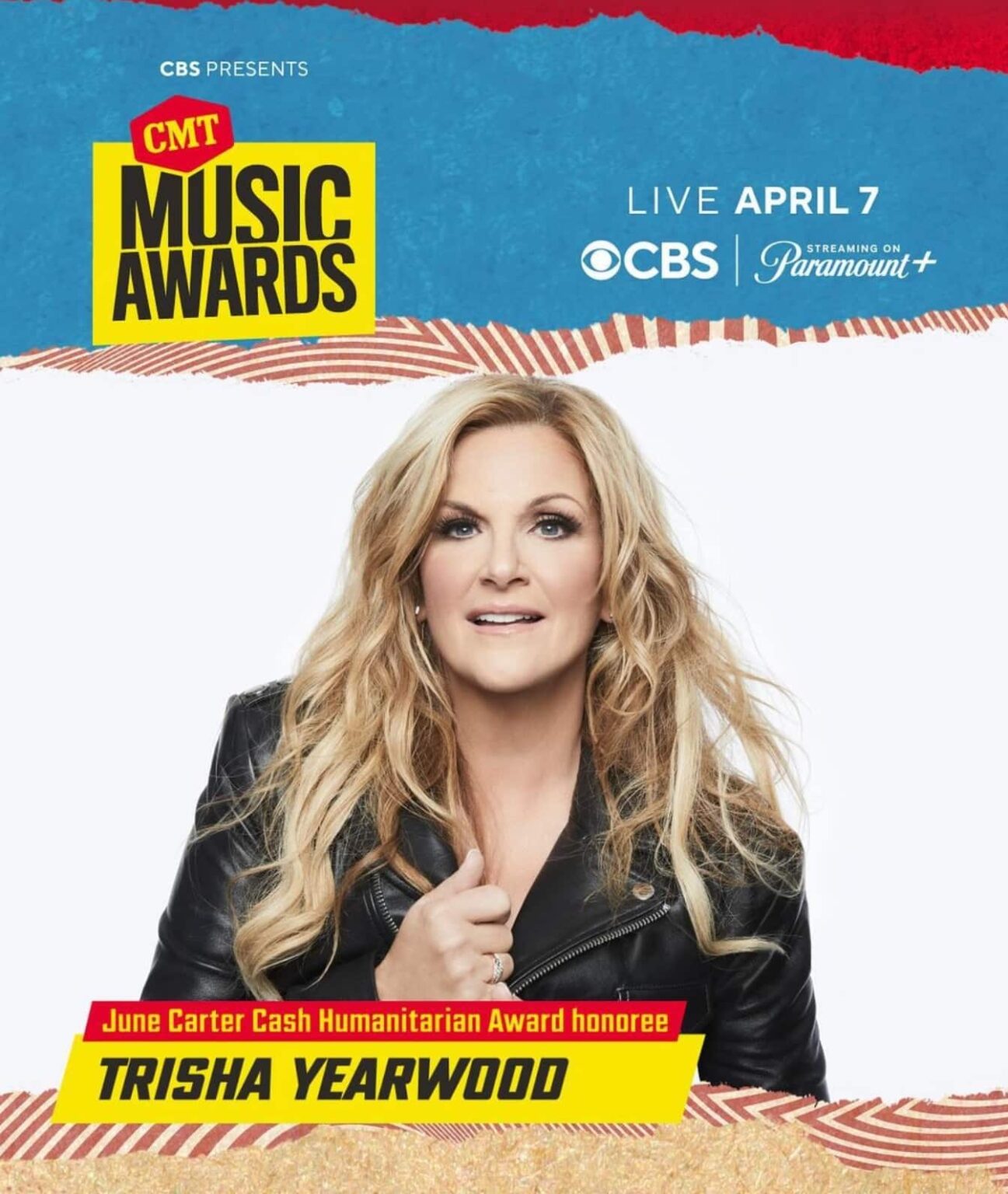 Trisha Yearwood To Receive First-Ever June Carter Cash Award At CMT Awards